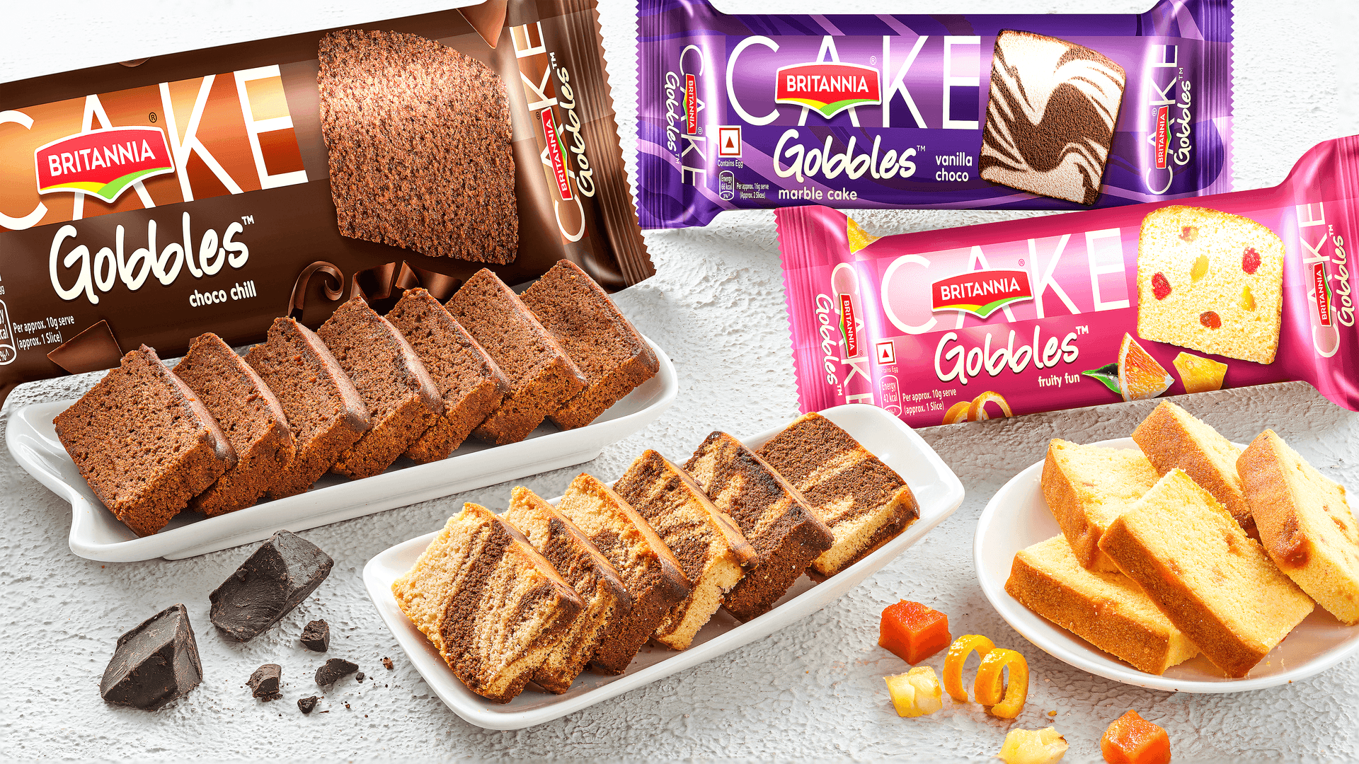 Buy Britannia Cake Gobbles Choco Chill Online | Britannia