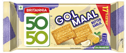 Britannia 50-50 Biscuits Sweet and Salty Delight