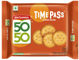 Britannia 50-50 Biscuits Sweet and Salty Delight
