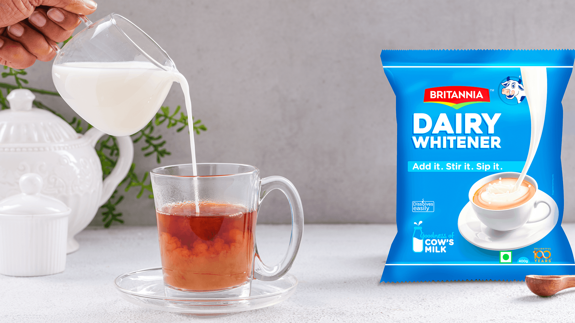 Try Sweetening Britannia Dairy Whitener from Britannia Online