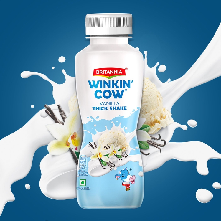 Try Britannia Winkin Cow Milk for Pure Goodness